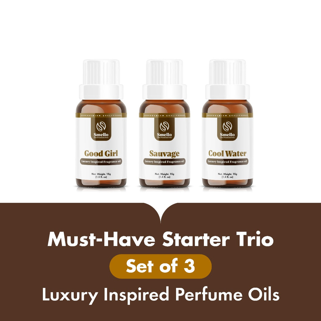 Luxury Perfume Dupe Oils – Starter Trio (Set of 3) – Smello